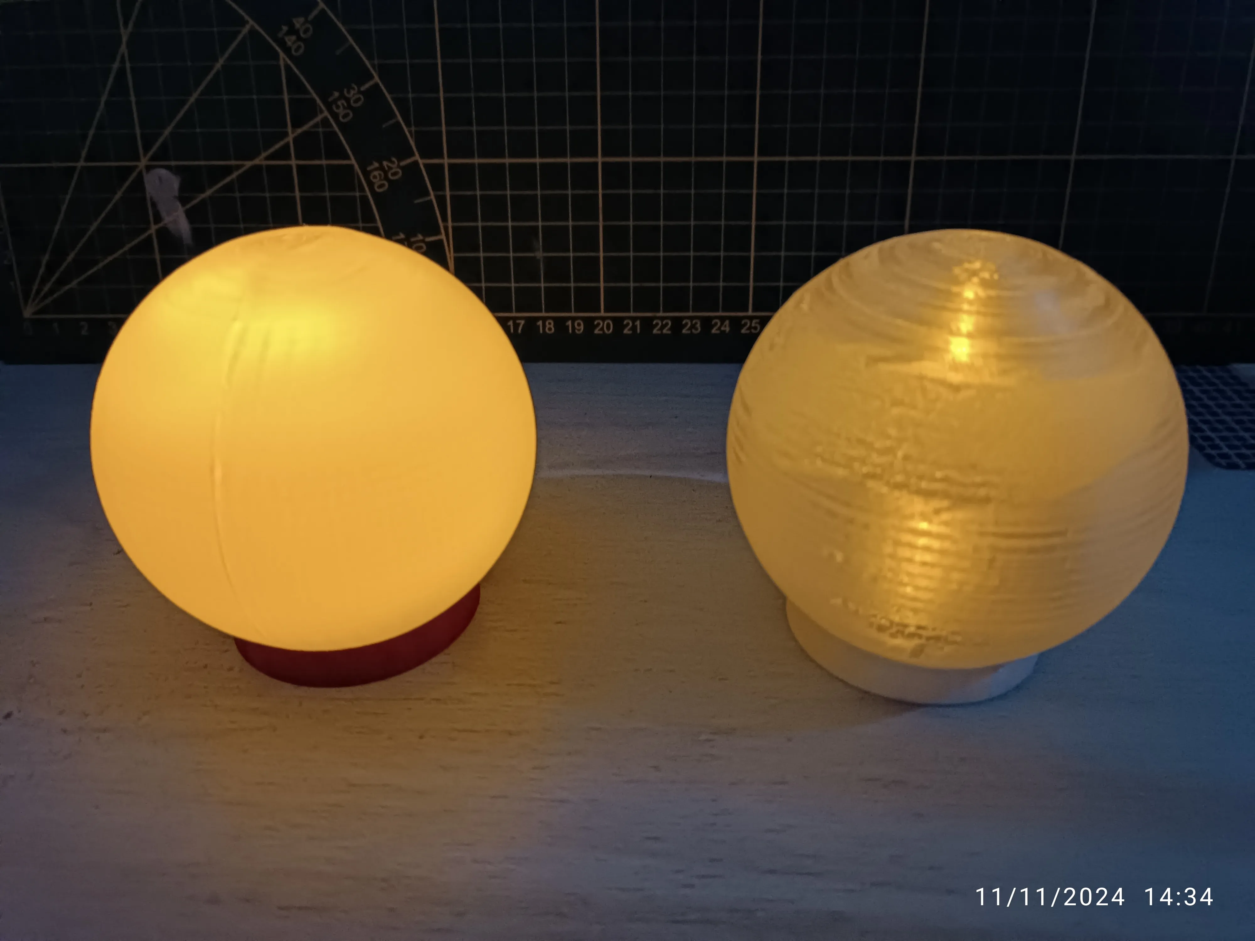 Free Lighting & Lamps STL Download - Boule Lumineuse 3D pour Bougie LED ...