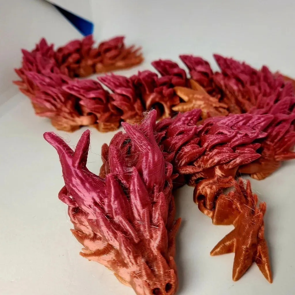 3D Printer Files | 3MF File | Articulated Flexi Dragon | Creality Cloud