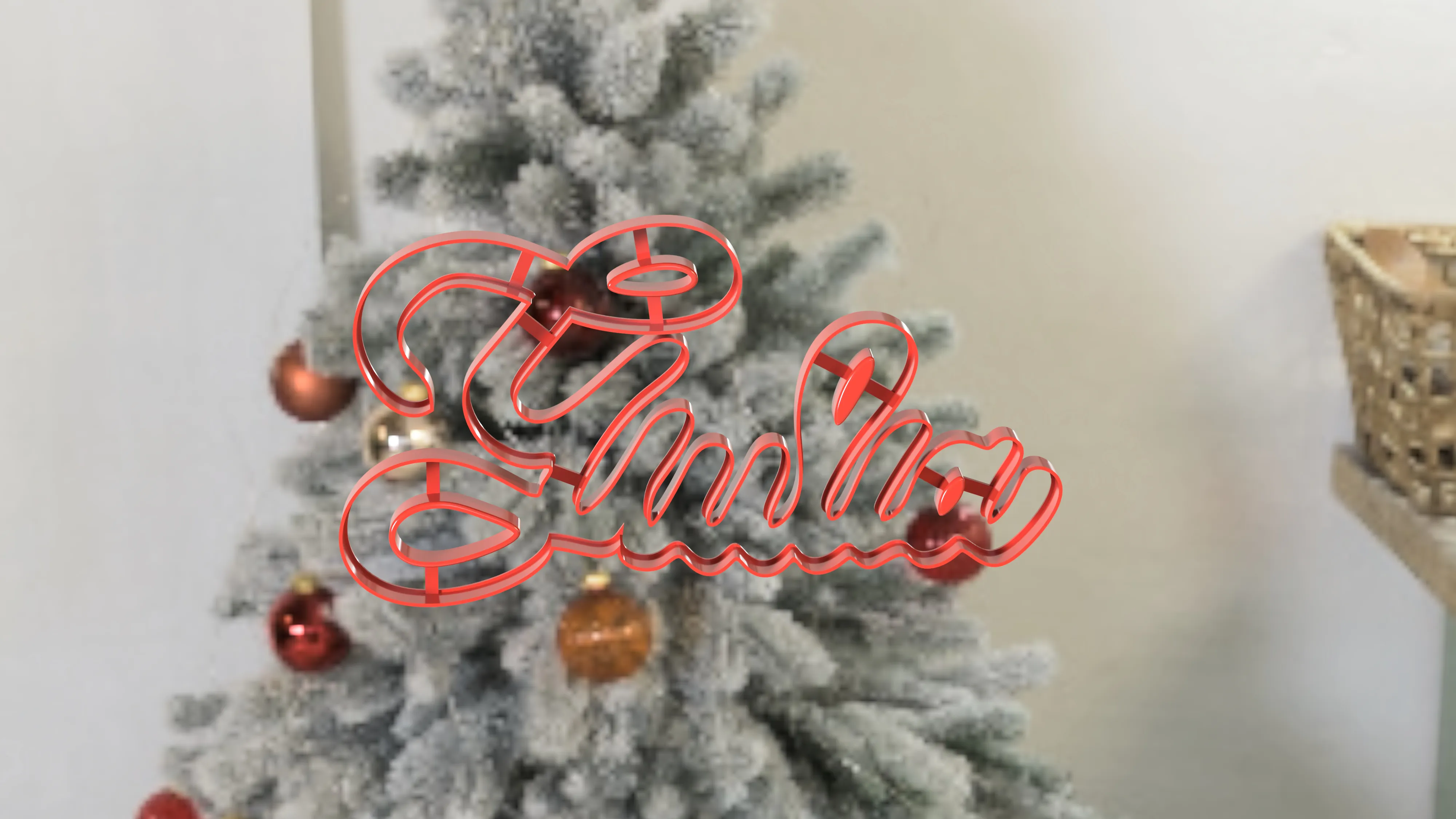 3D Printer Files | 3MF File | cookie cutter Giulia script name ...