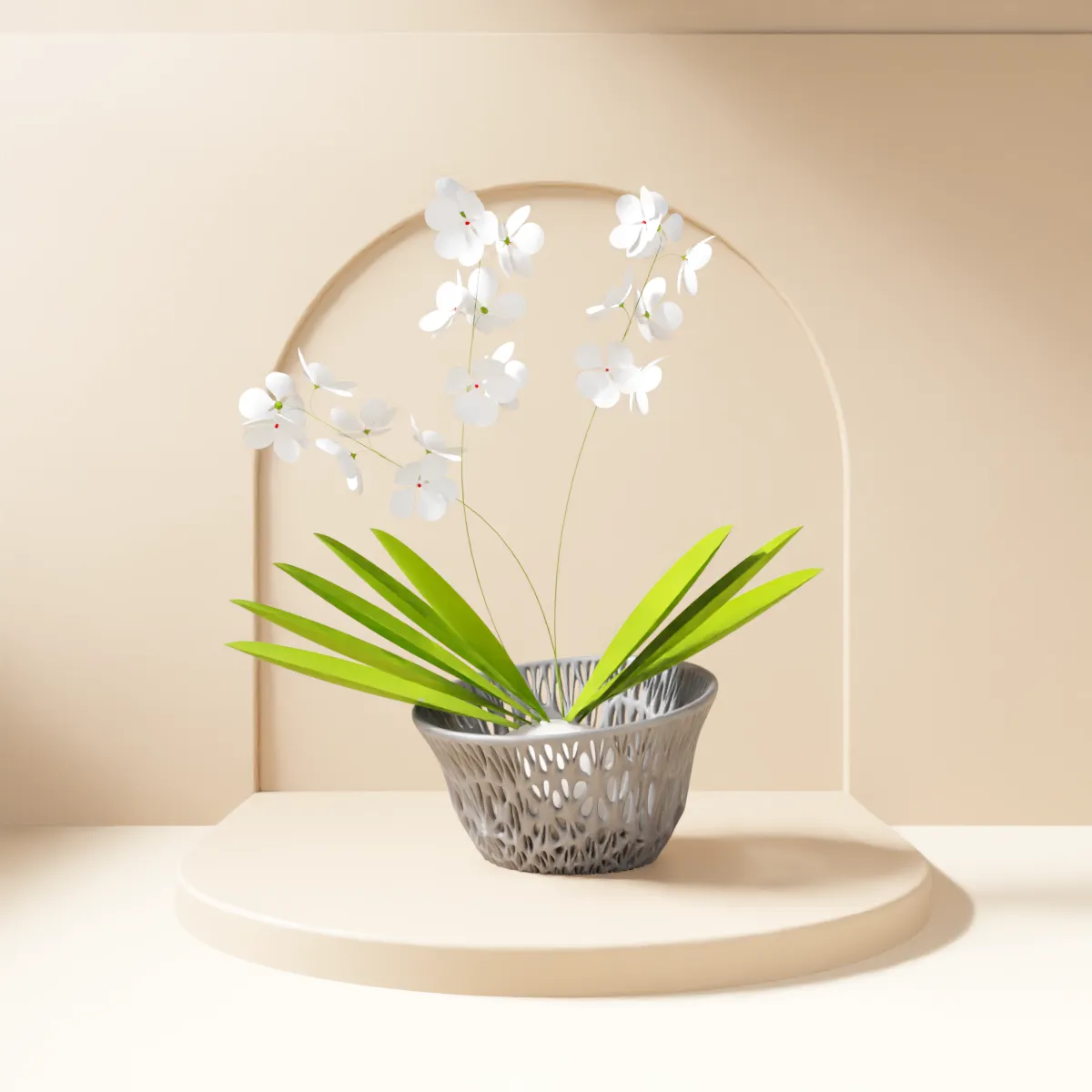 Home Decorations & Ornaments STL Download - Oasis Bowl/Orchid Pot ...