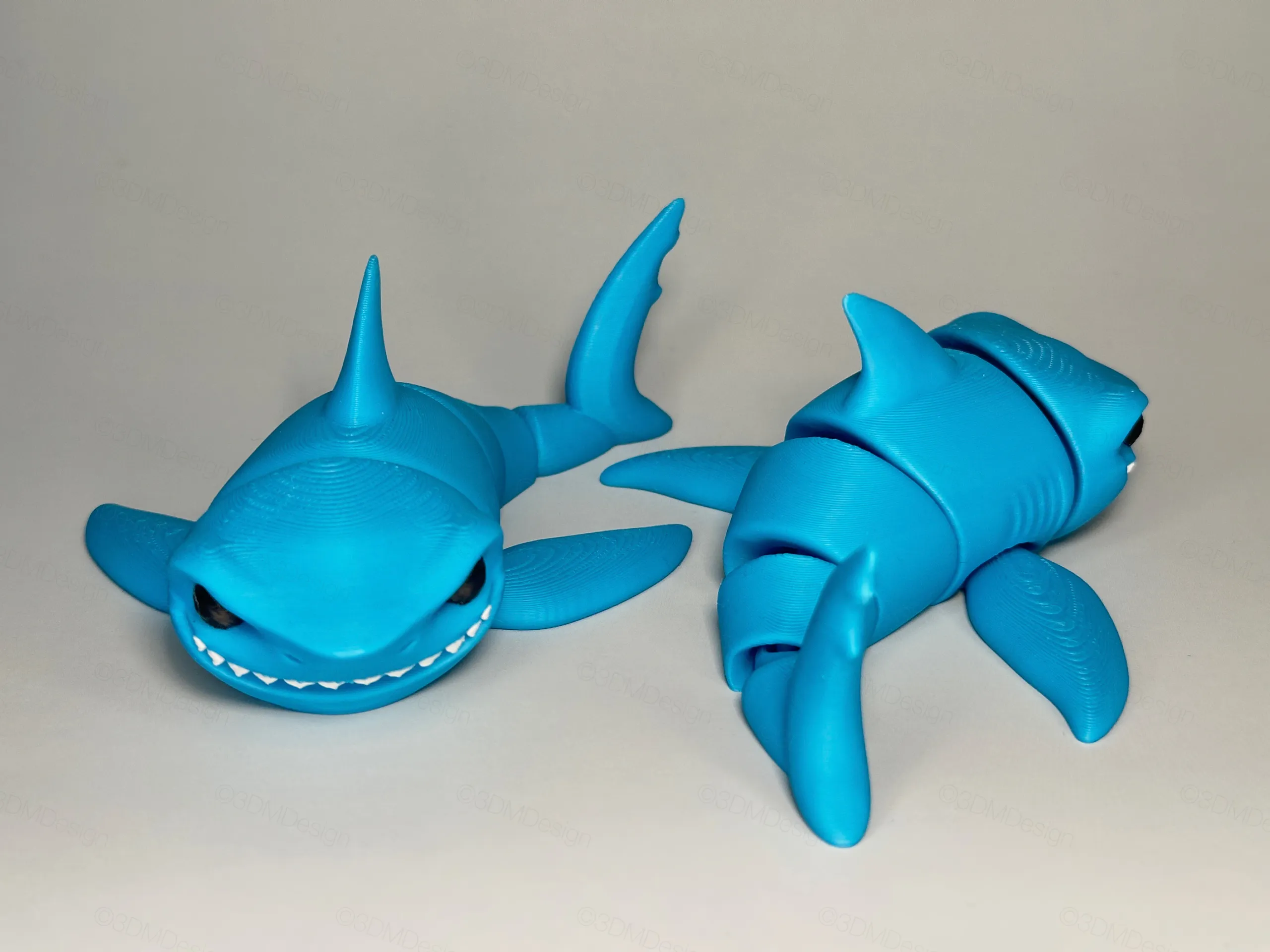 Free Characters & Creatures STL Download - Articulated Shark - If It ...