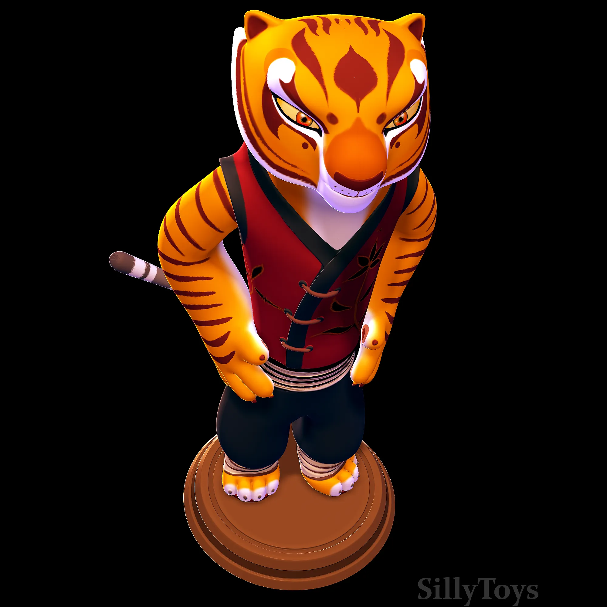 Characters & Creatures STL Download - Tigress - Kung Fu Pandaby SillyToys