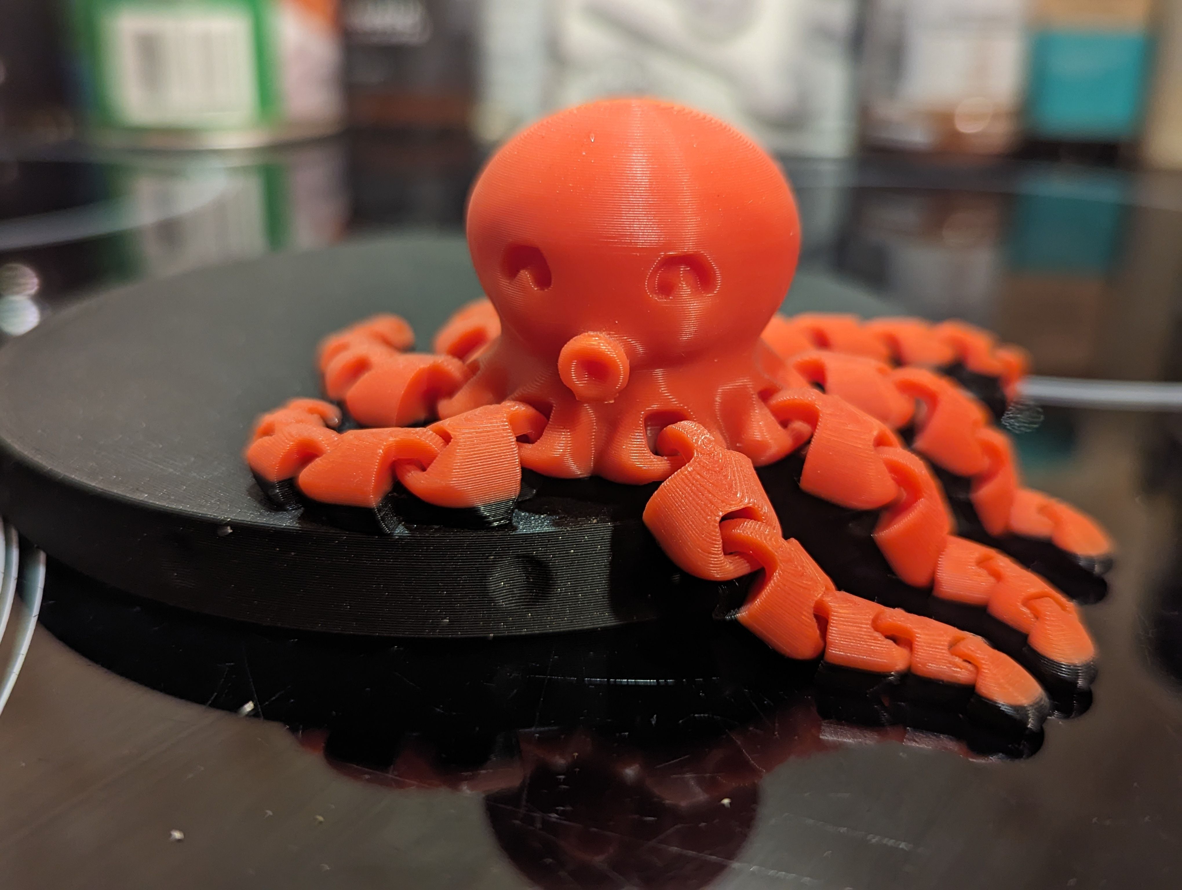 Hello, here is my print of Cute Mini Octopus by McGybeer. What a happy ...