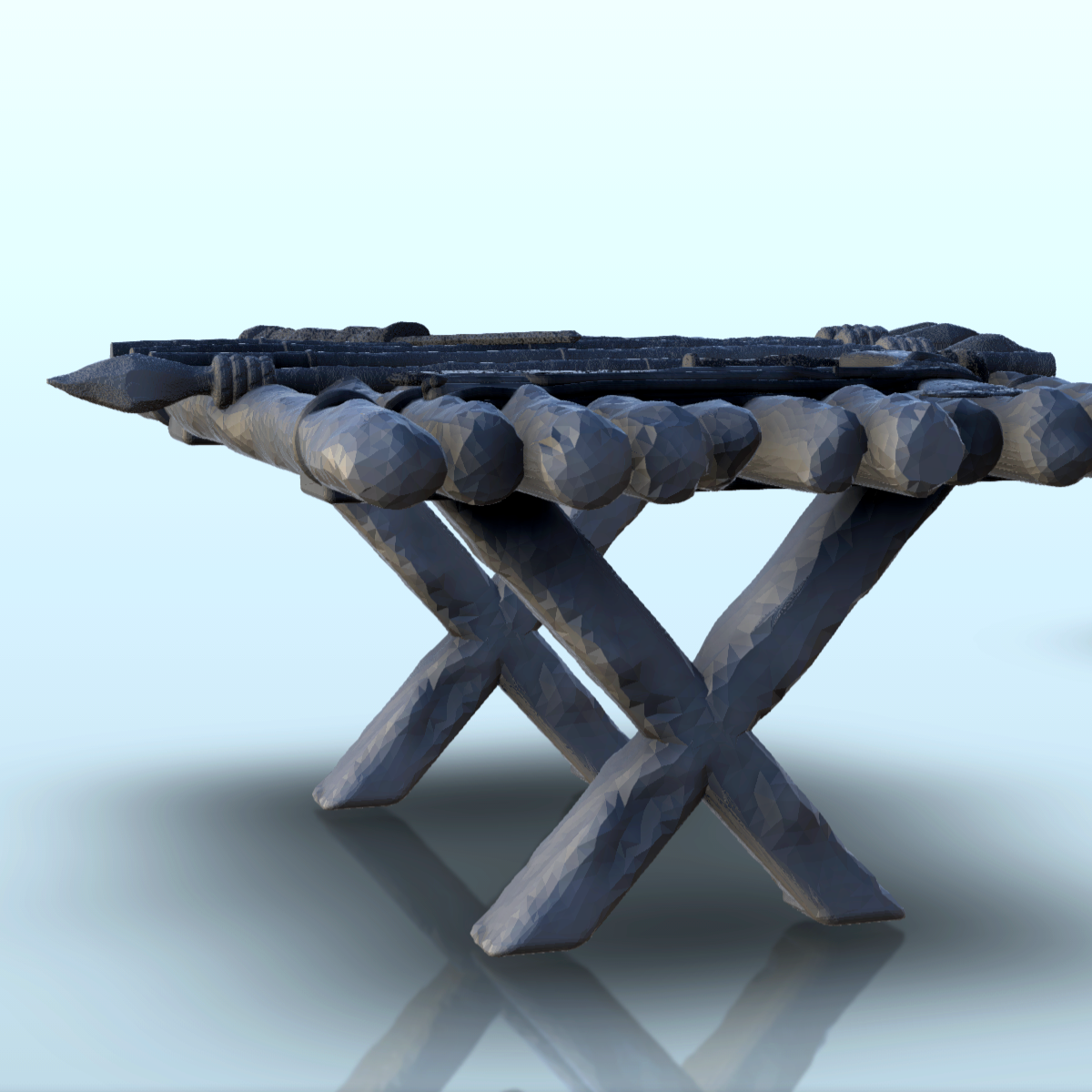 Royal jungle accessories set (2) - miniatures warhammer terr | 3D ...