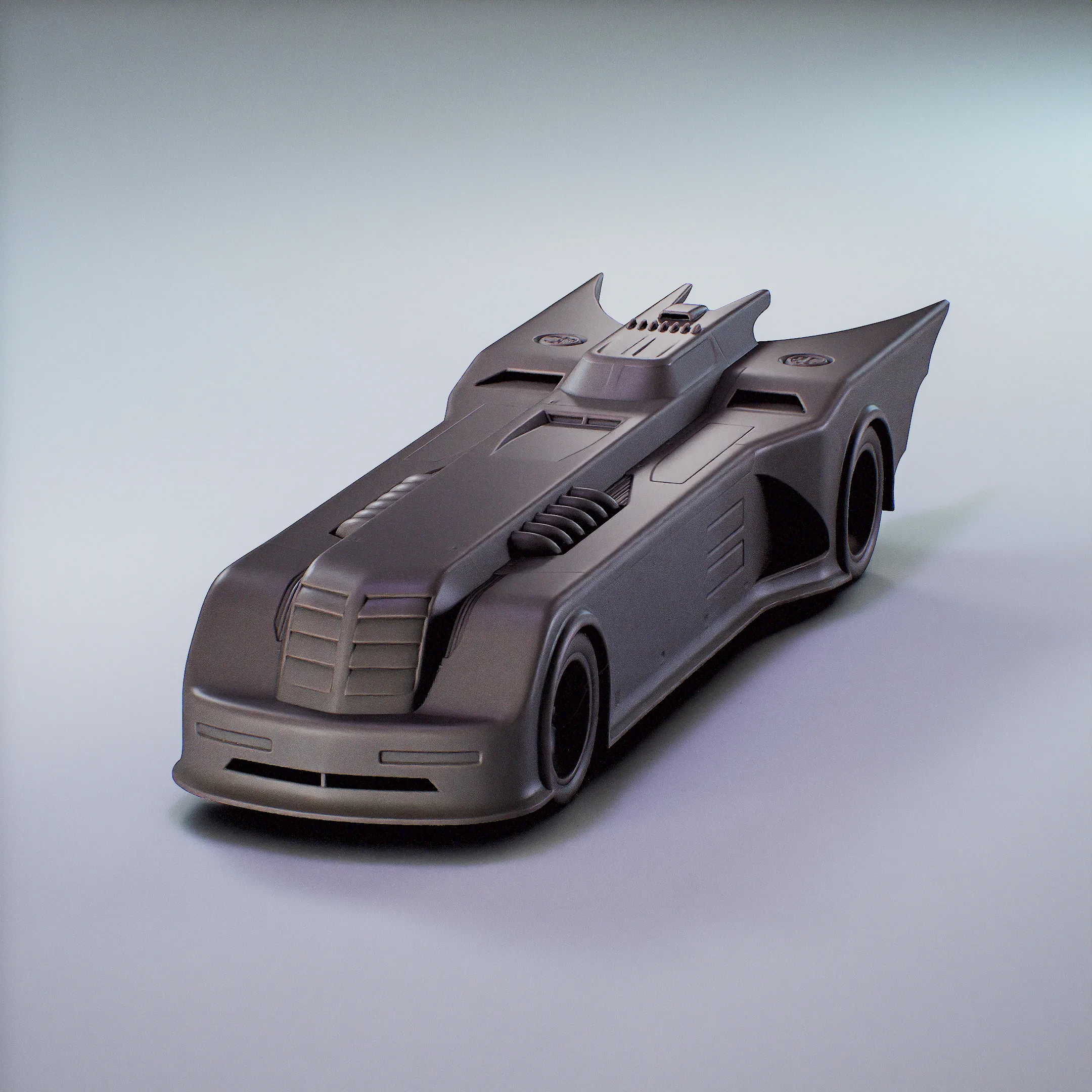 Vehicles & Machinery STL Download - Batmobile animated series - FanArt ...