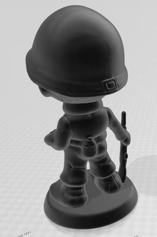 Characters & Creatures STL Download - Smiley Boy Statueby capnjim183