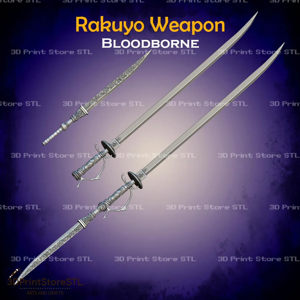 Cosplay STL Download - Rakuyo Weapon Cosplay Bloodborne - STL Fileby 3D Print Store STL