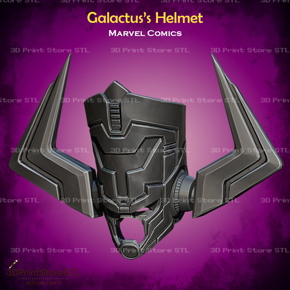 Galactus Helmet Cosplay Marvel Comics - STL File | 3D models download ...