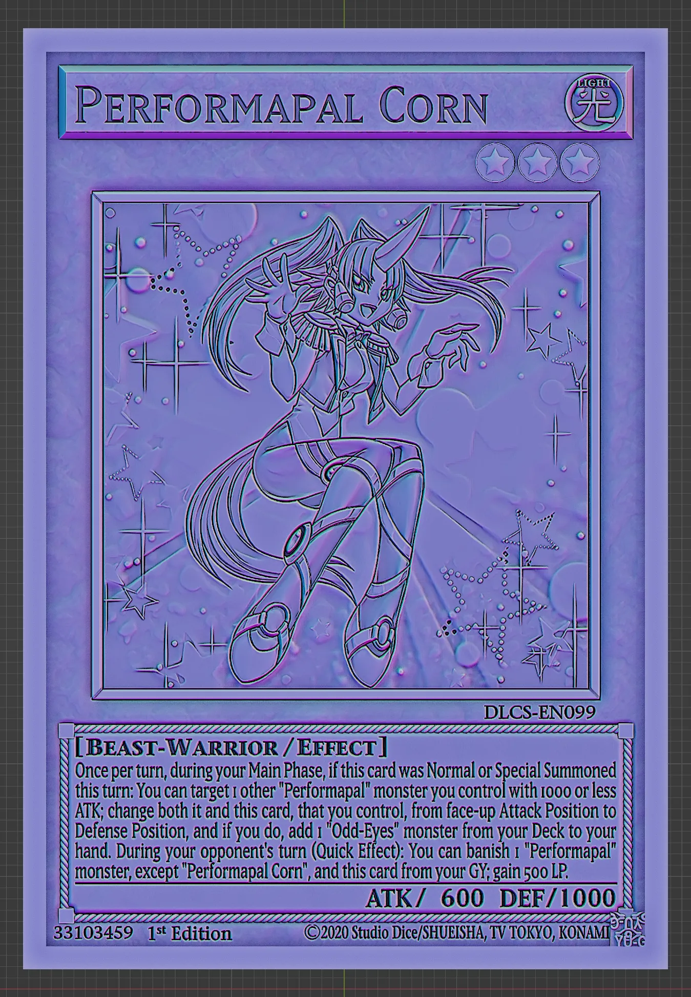 Other STL Download - PERFORMAPAL CORN - YU-GI-OH!by Wsonuchiha3D