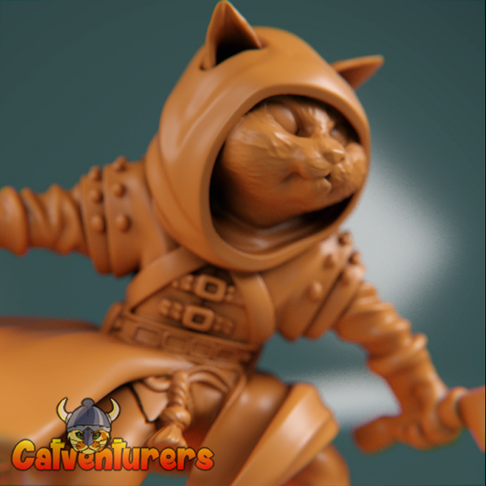 Nyx Moonshade - Assassin Cat | 3D models download | Creality Cloud