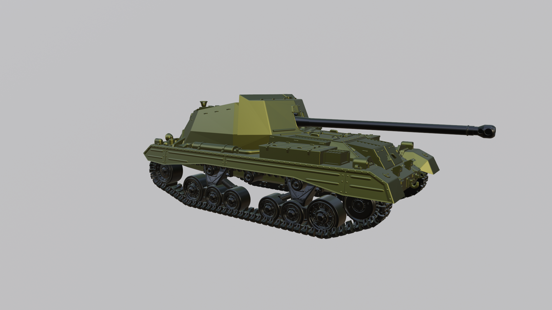 Archer, Self Propelled 17 Pdr Anti-tank gun (UK, WW2) | 3D models ...