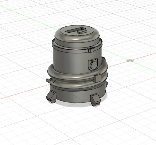 Other STL Download - 1/18 Aspirateur style Shop vac / Shop vac style ...