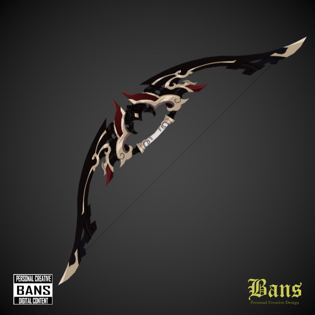 GENSHIN IMPACT - RUST BOW | 3D models download | Creality Cloud