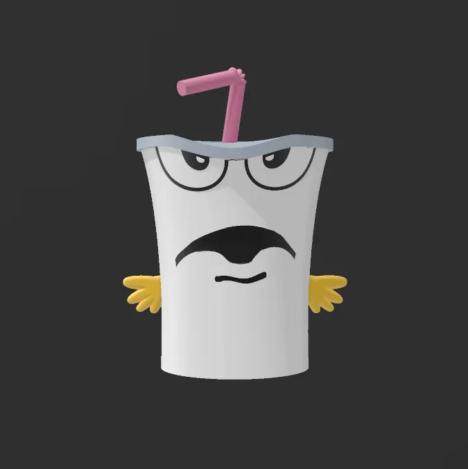 Characters & Creatures STL Download - Master Shake from ATHFby Mr3DBeast