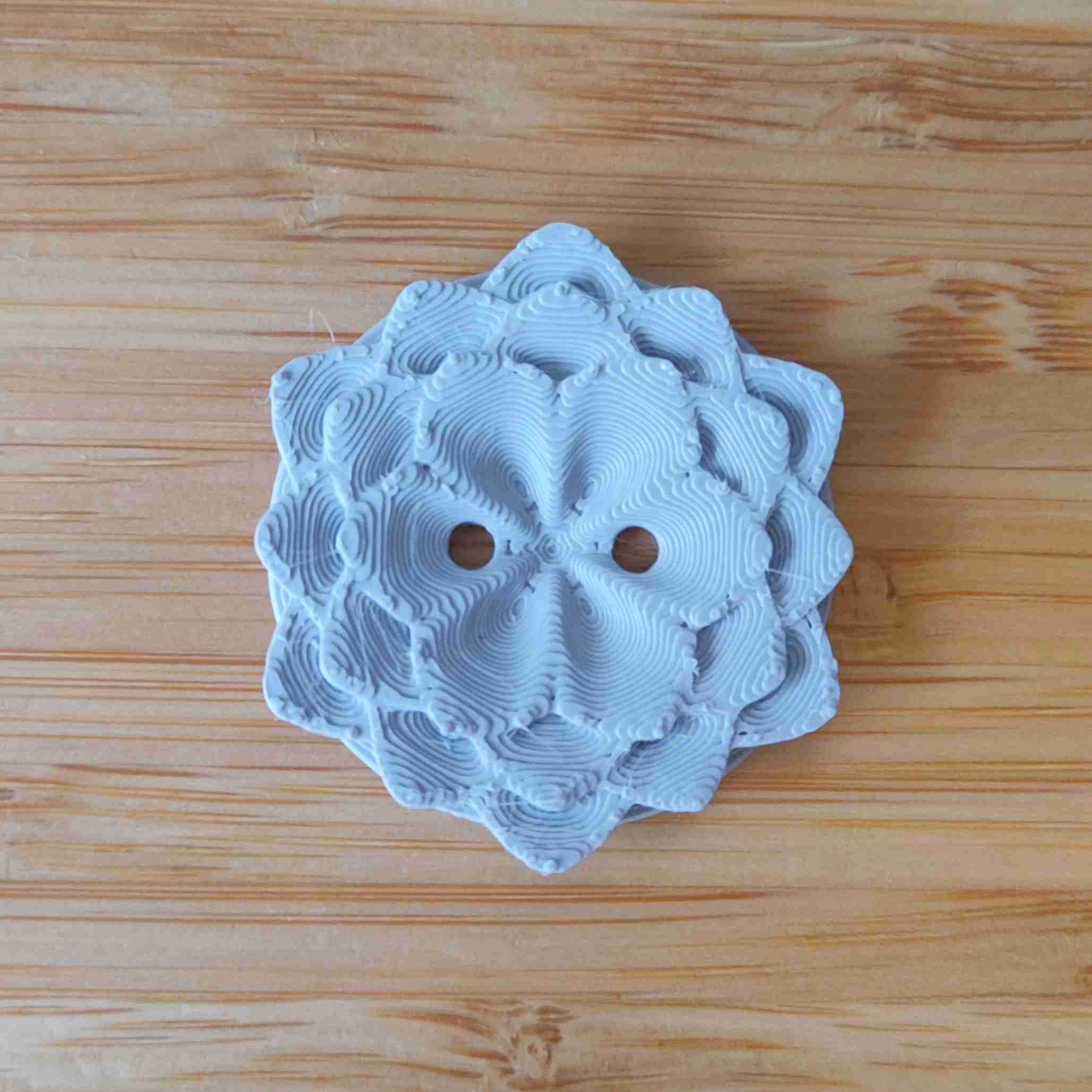 Floral Button Design | 3D models download | Creality Cloud