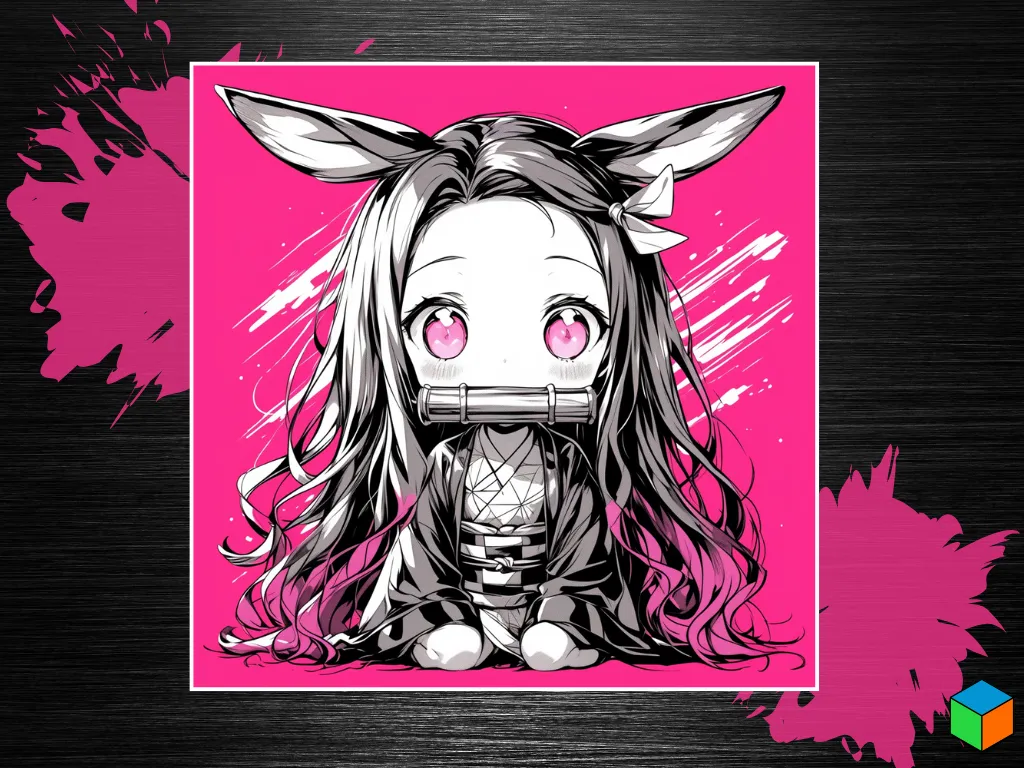 3D Printer Files | 3MF File | Easter Celebration Chibi Nezuko - Bunny ...