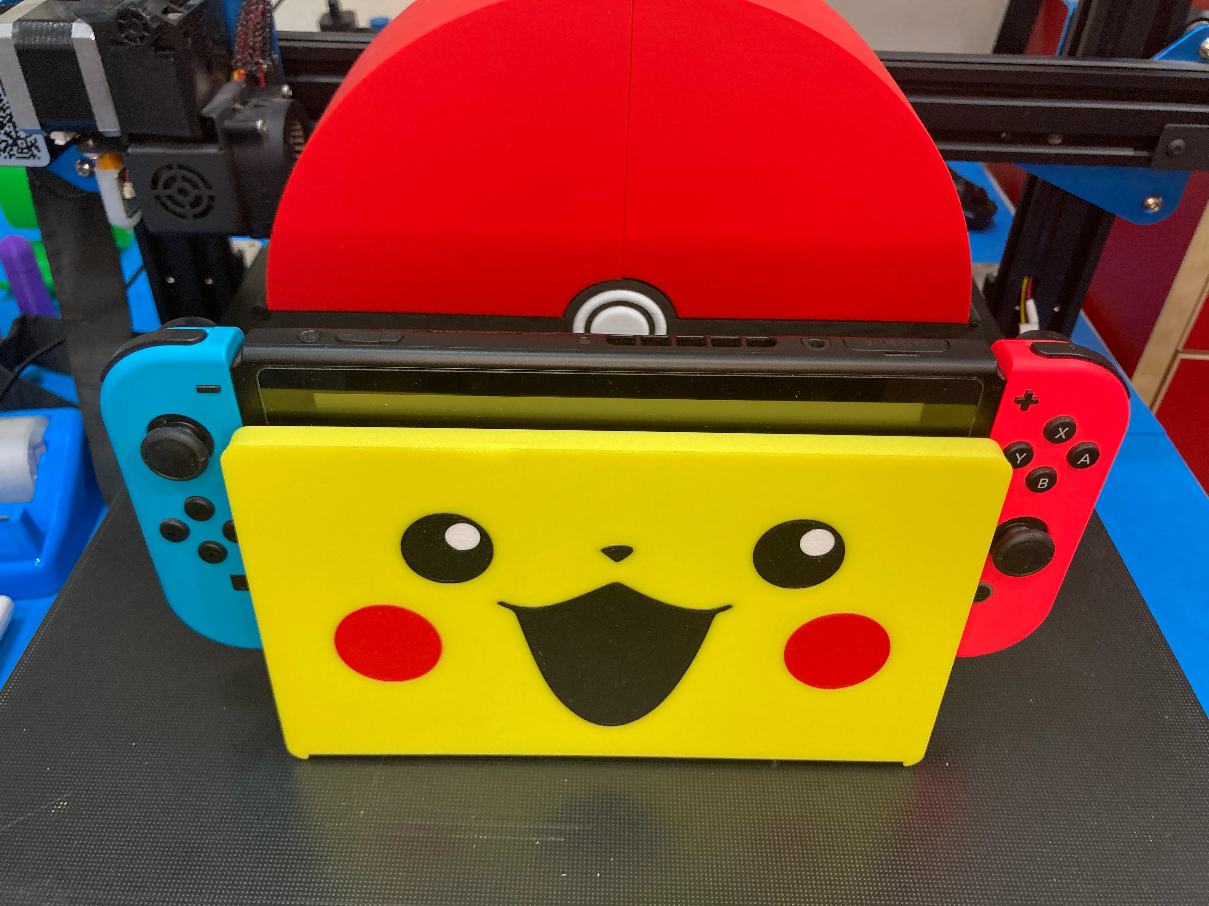 Game Props STL Download - PIKACHU POKEMON NINTENDO SWITCH DOCK COVERby ...