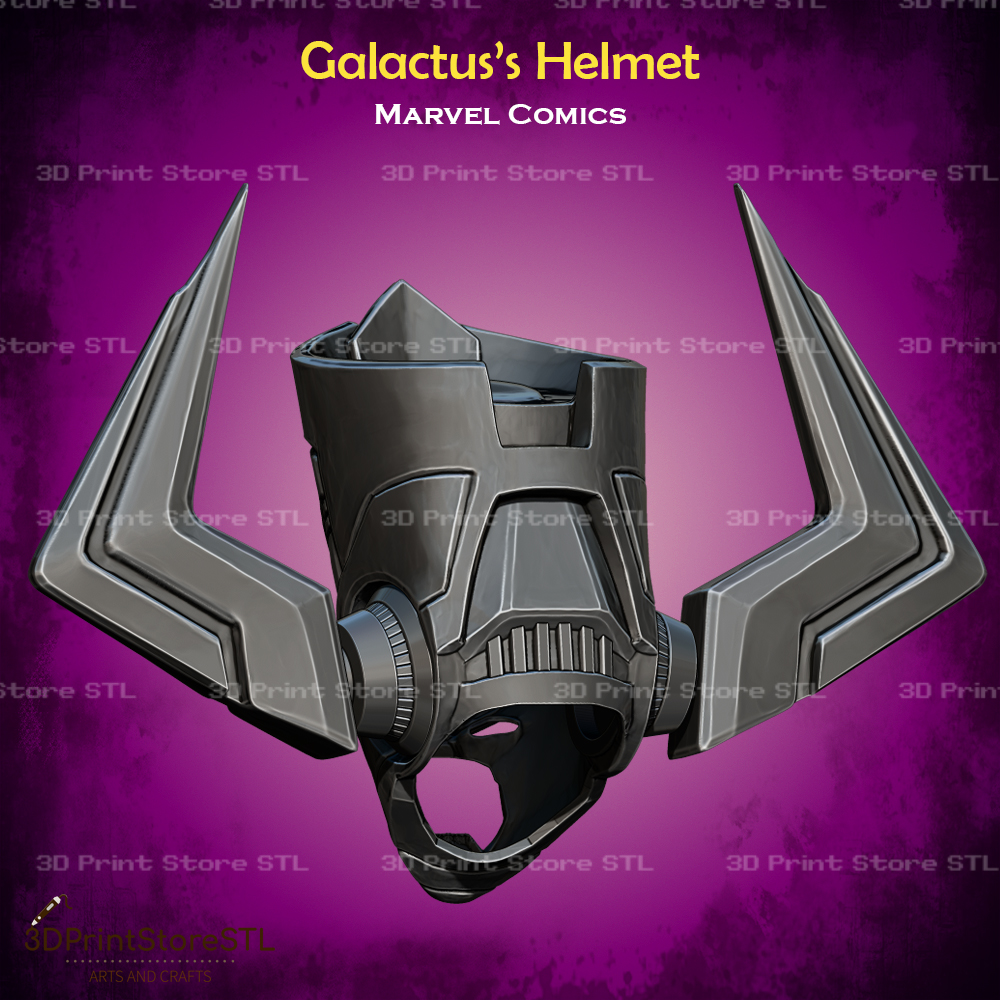 Galactus Helmet Cosplay Marvel Comics - STL File | 3D models download ...