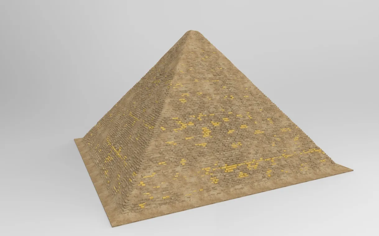 Props & Terrain STL Download - THE GREAT PYRAMID -KHEOPS (KHUFU) PYRAMIDby ARROW-STUDIO