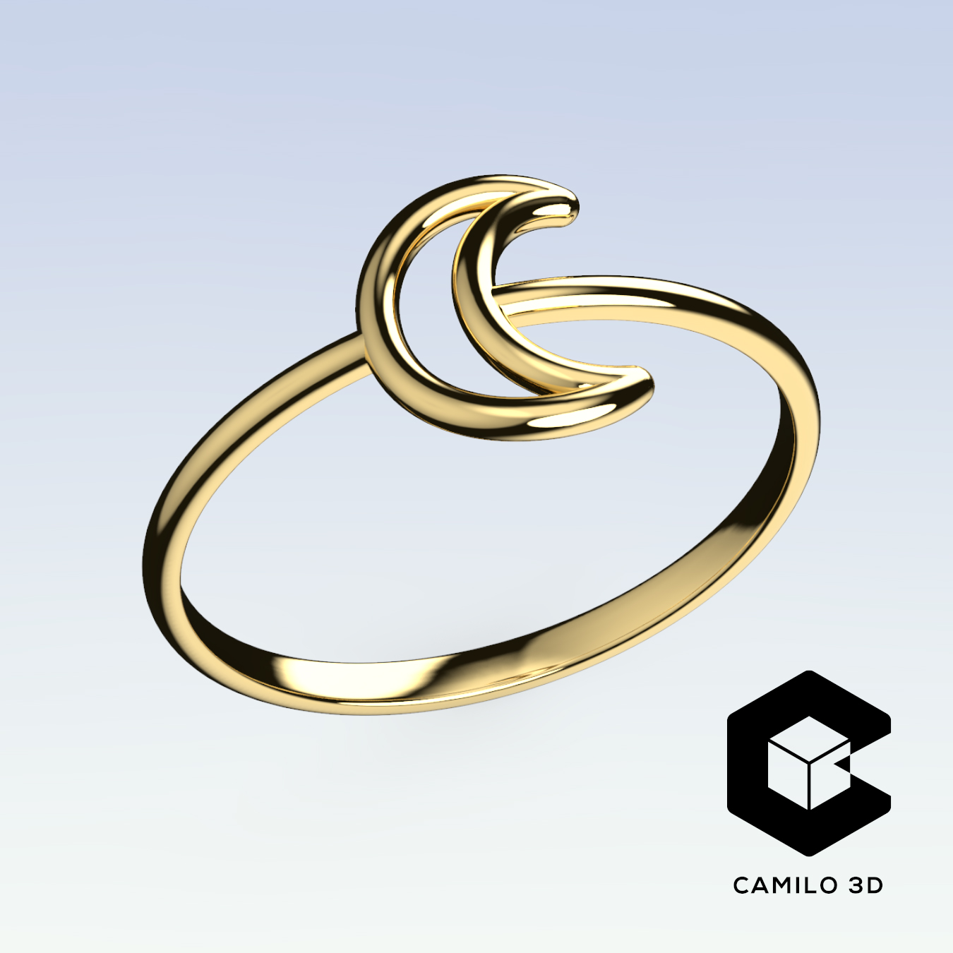 Moon Ring | 3D models download | Creality Cloud