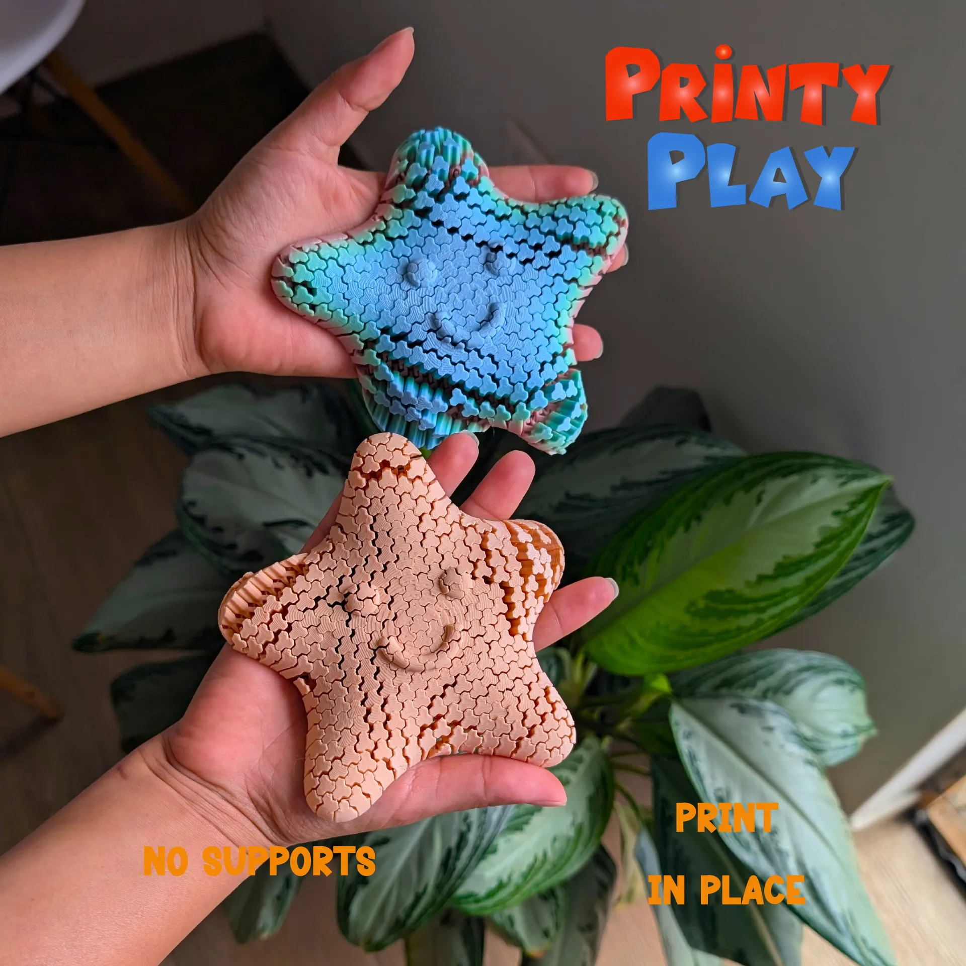 3D Printer Files | 3MF File | Flexi playful star | Creality Cloud
