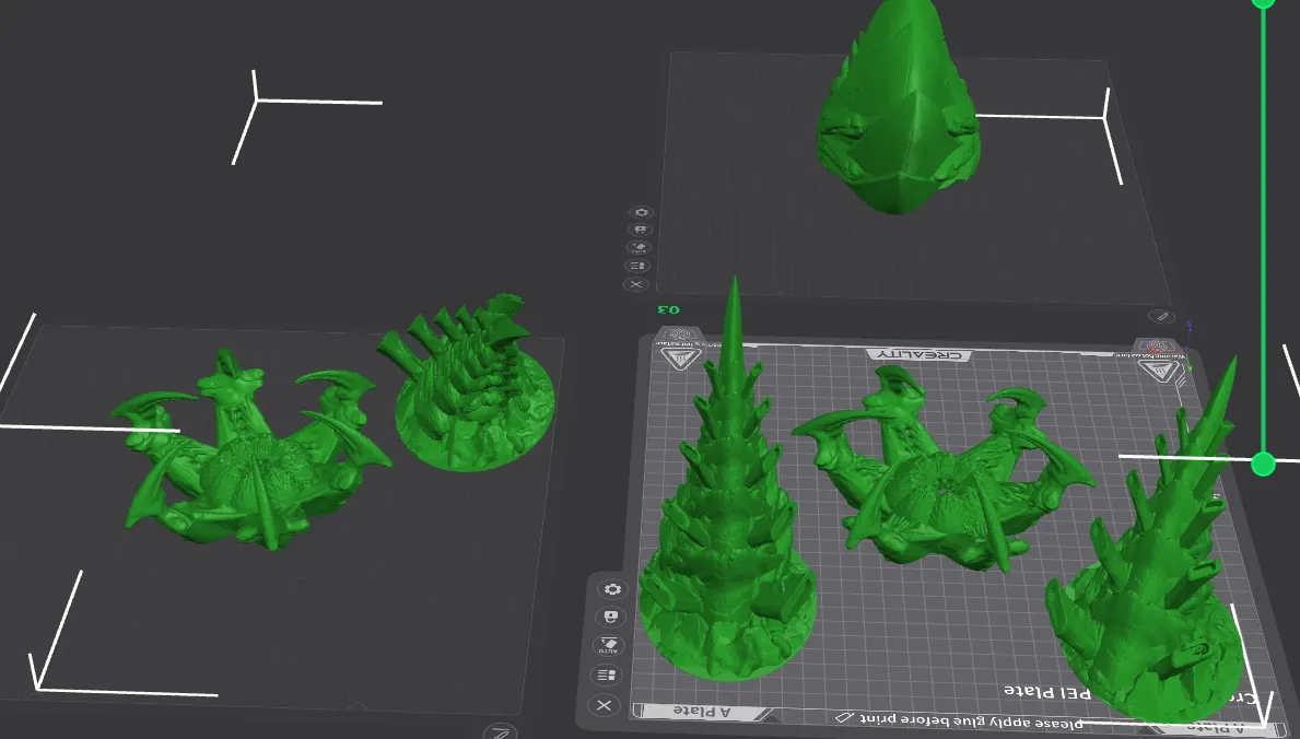 3D Printer Files | 3MF File | ground monster thing | Creality Cloud