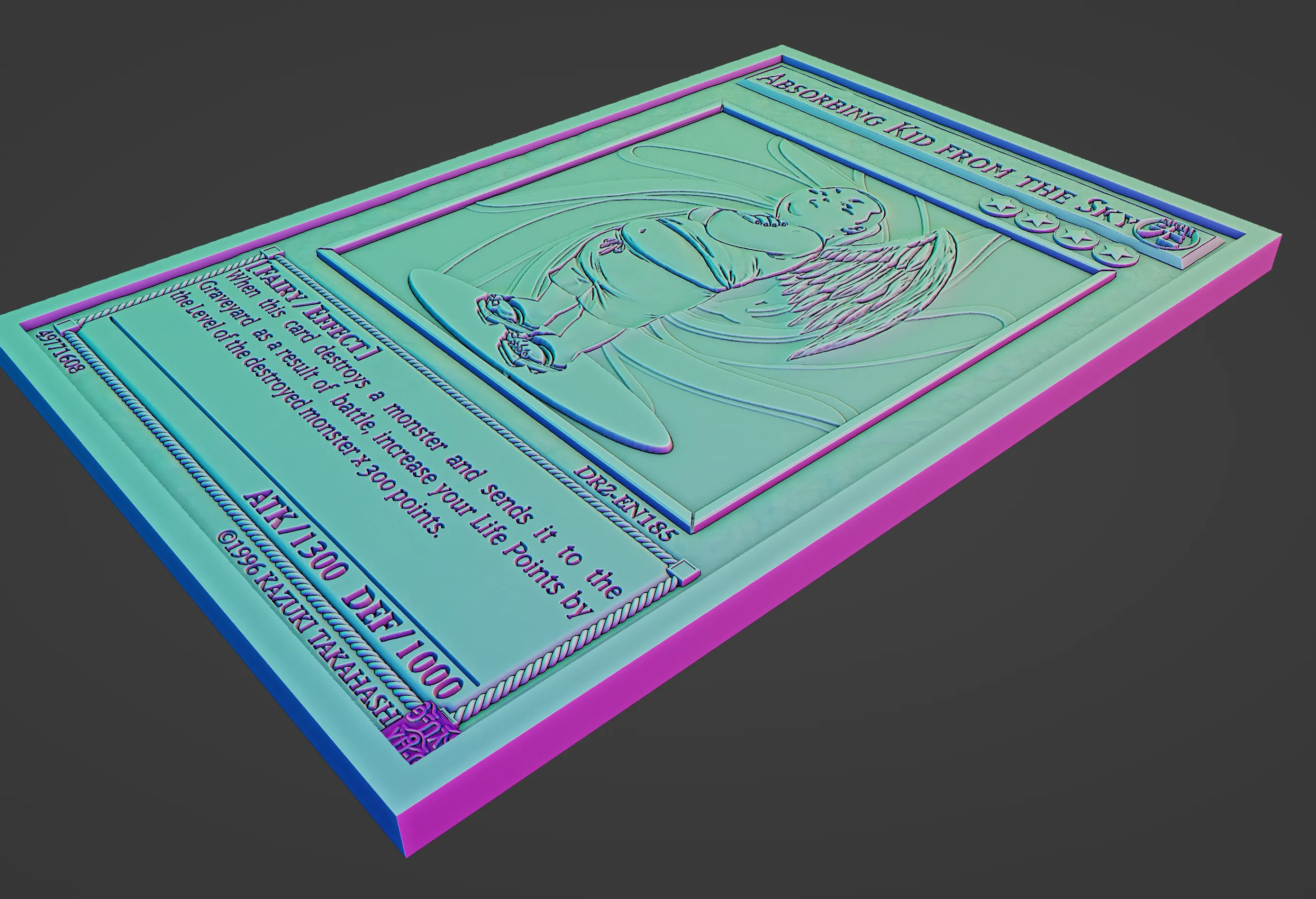 Other STL Download - ABSORBING KID FROM THE SKY - YU-GI-OH!by Wsonuchiha3D