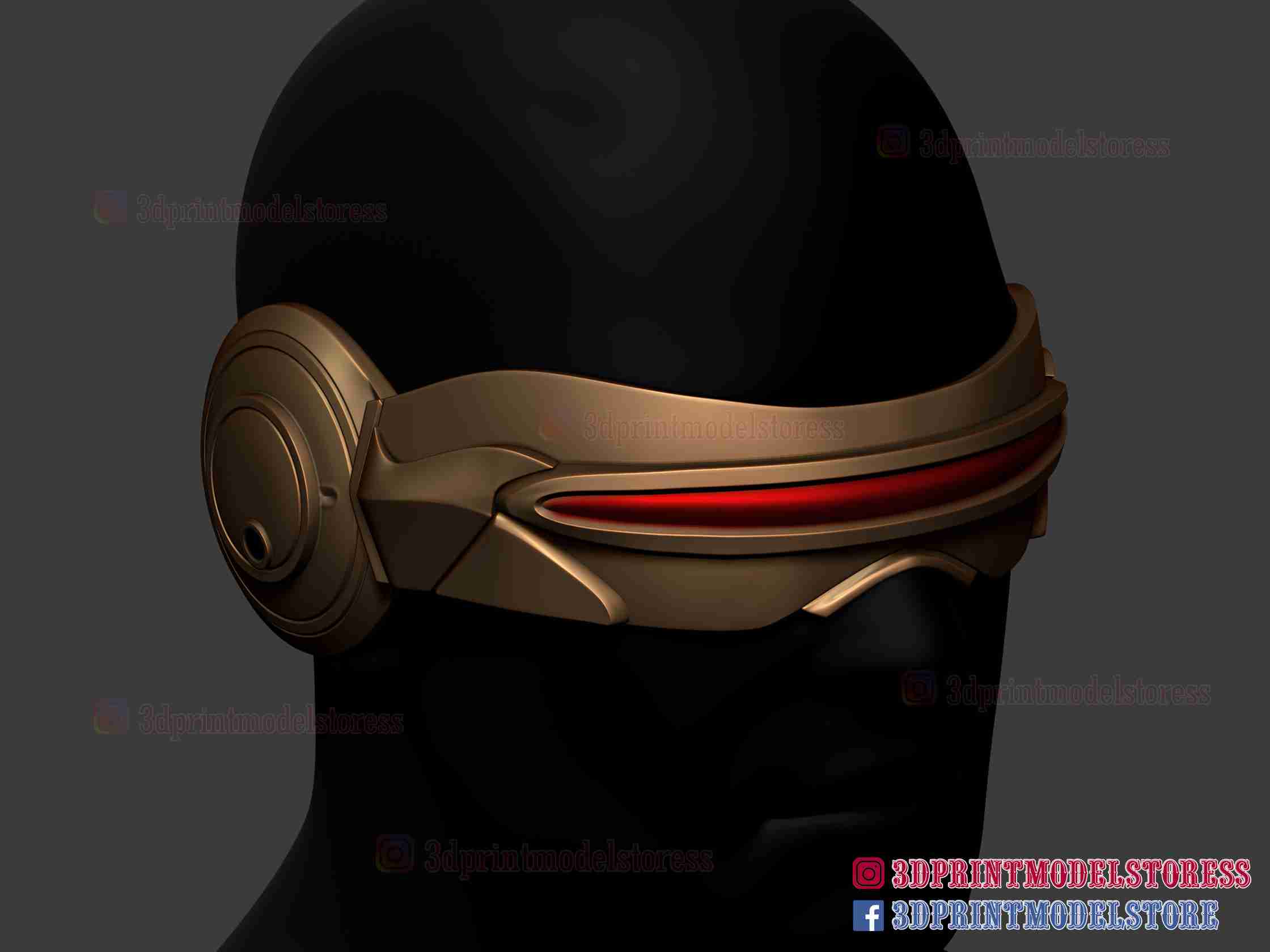 X-Men Cyclops Mask - Marvel Cosplay | 3D models download | Creality Cloud