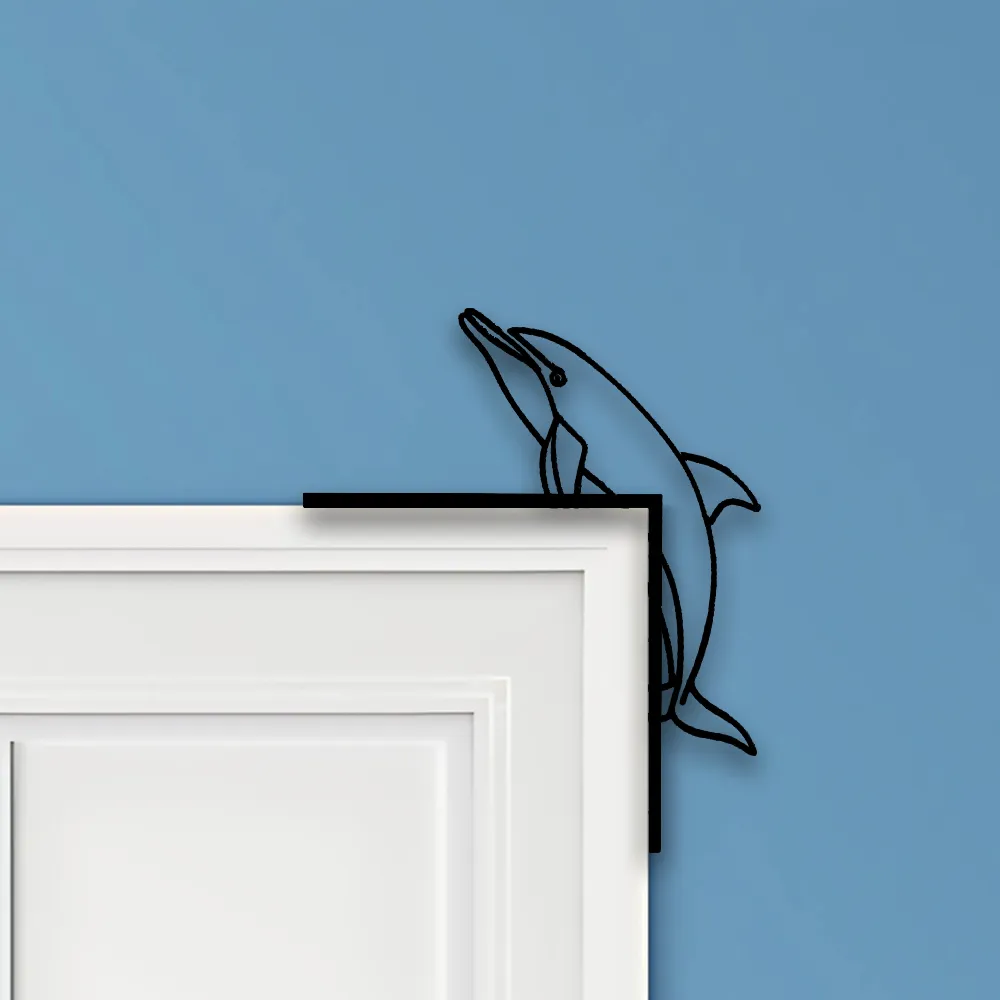 Home Decorations & Ornaments STL Download - Dolphin Door Corner Decorby ...