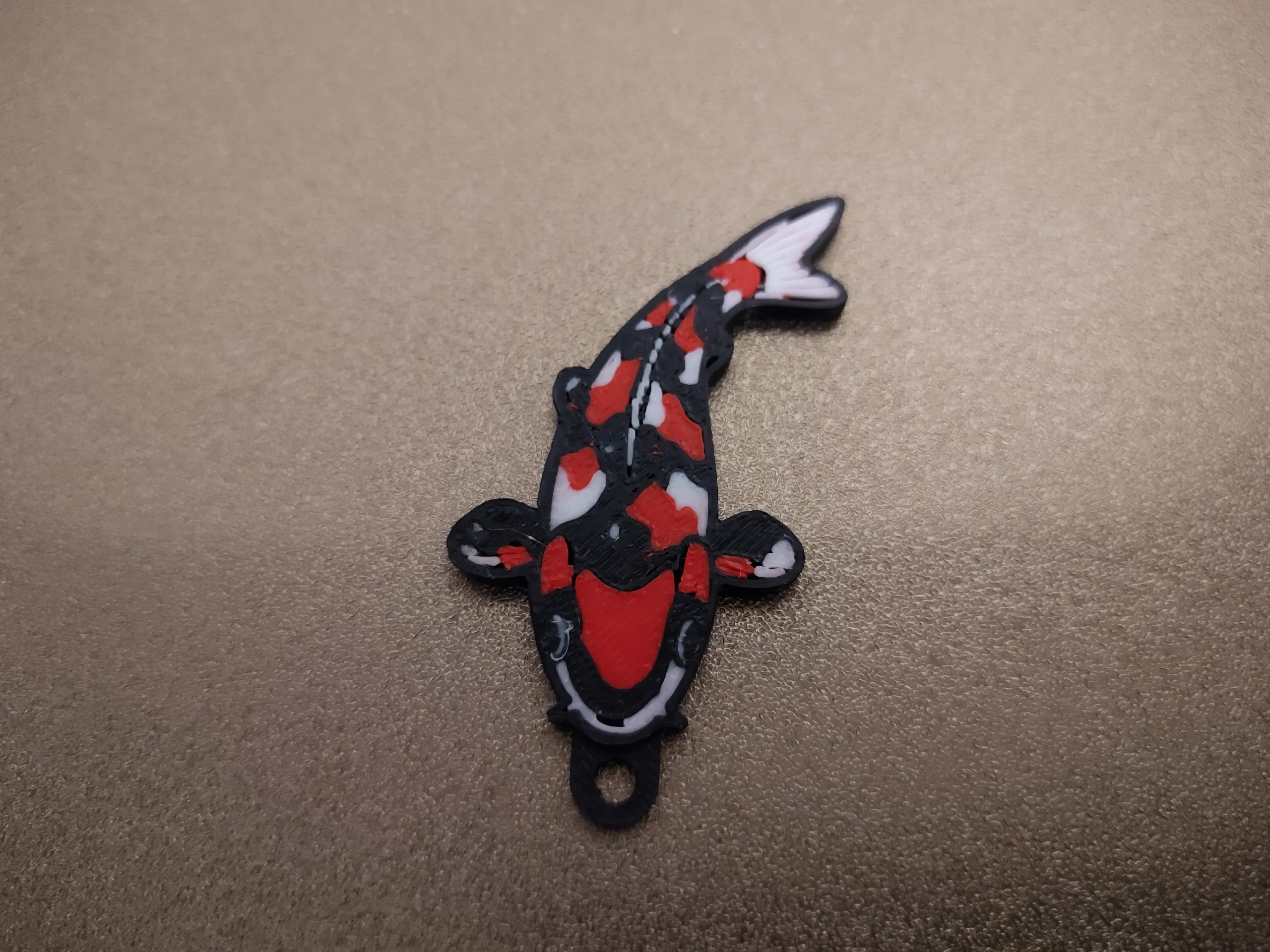 3D Printer Files | 3MF File | Showa Koi Keychain / Keyring | Creality Cloud