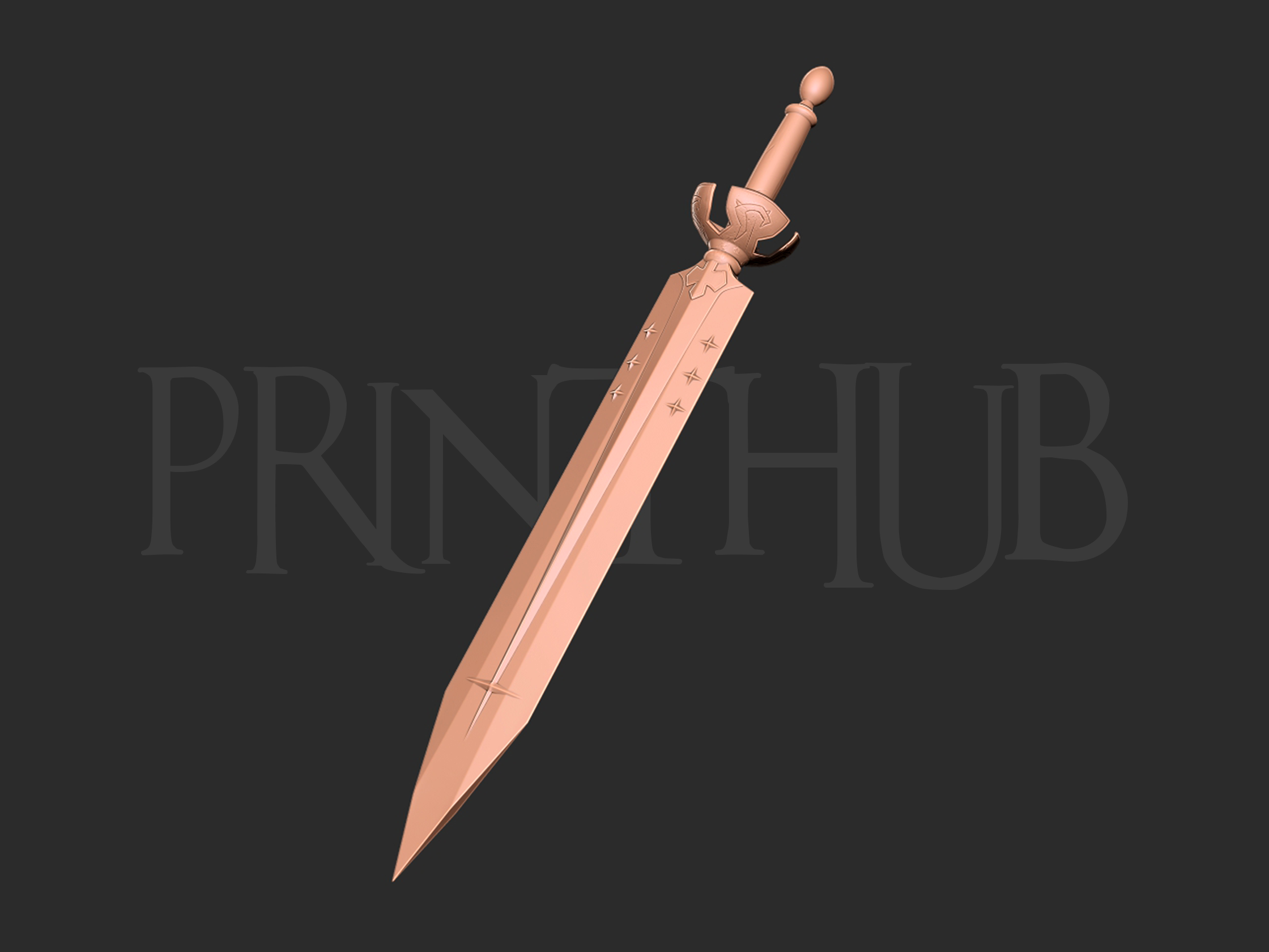 Demon Dweller Sword - Black Clover Weapon | 3D models download ...