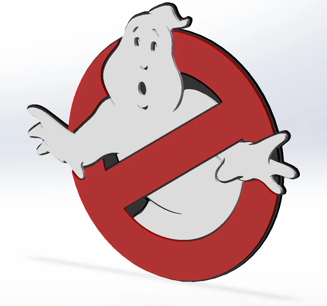 3D Printer Files | 3MF File | Ghostbuster Logo | Creality Cloud