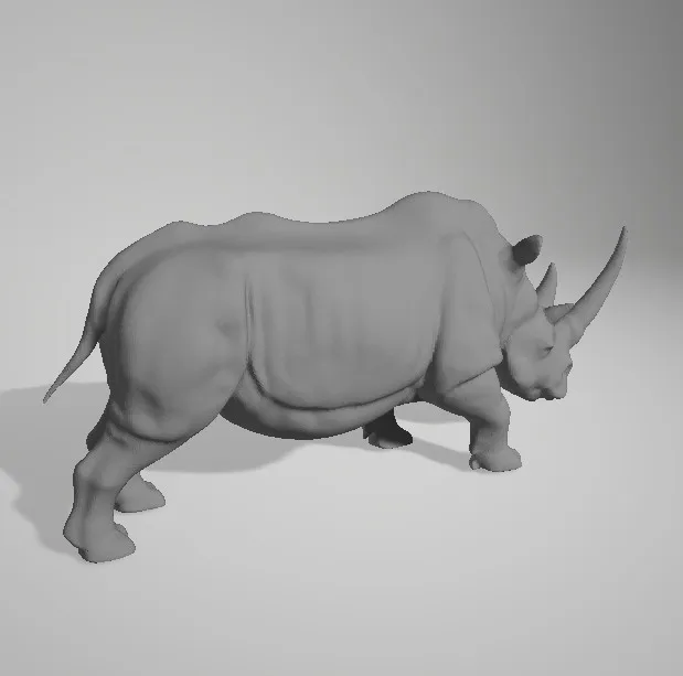 rhino 02 | 3D models download | Creality Cloud