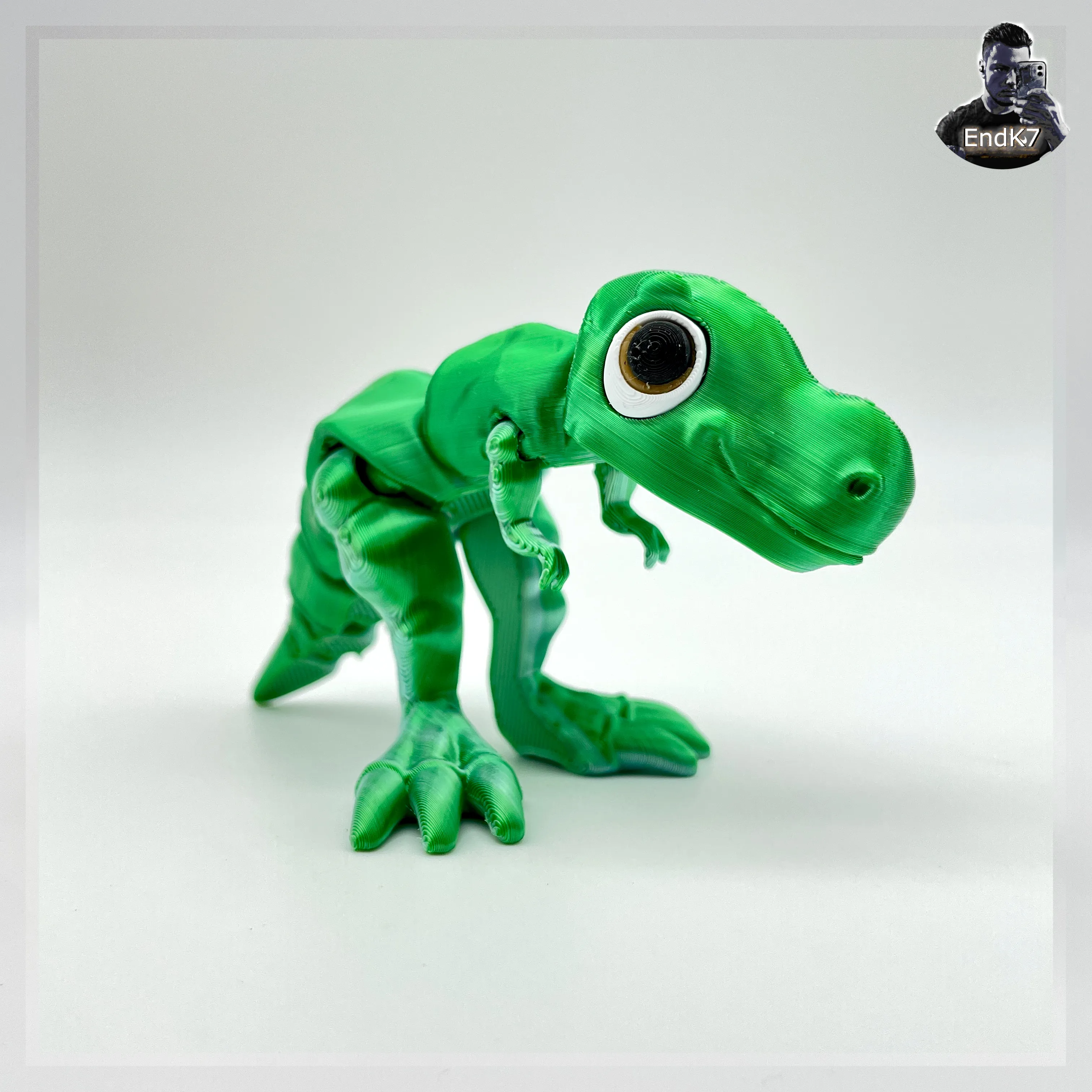 Other STL Download - Cute T-Rex V2 - separated Eyesby EndK7