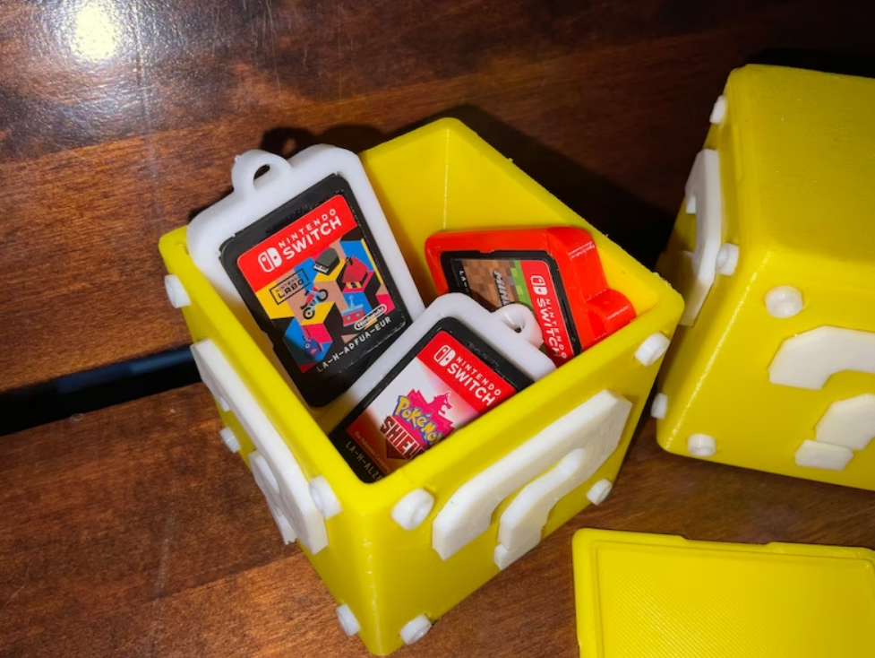 Box Holder mario Question Mark Block Cube | 3D-Modelle herunterladen ...