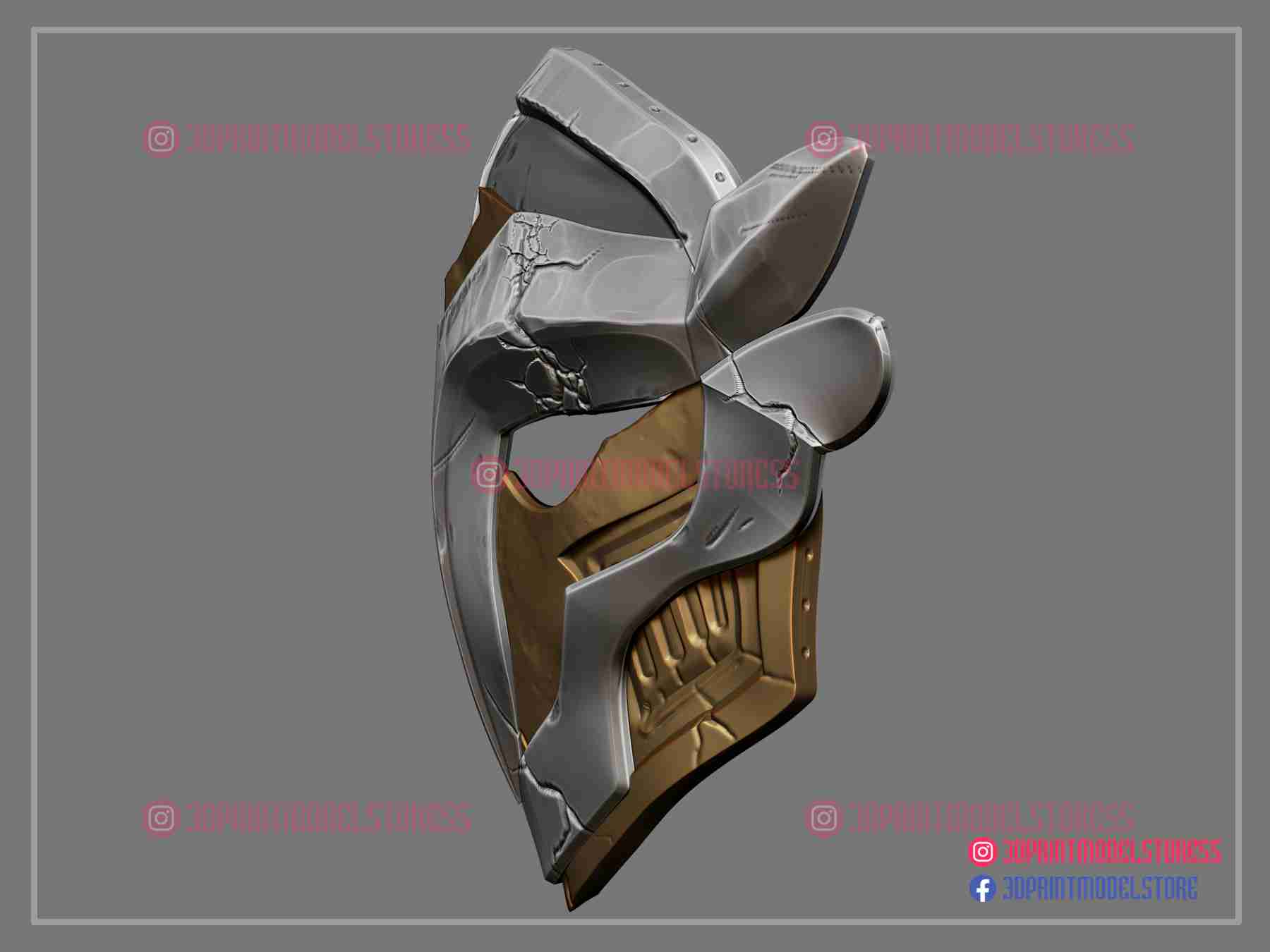 Firelight Leader Mask - League of Legends LOL Cosplay | 3D models ...