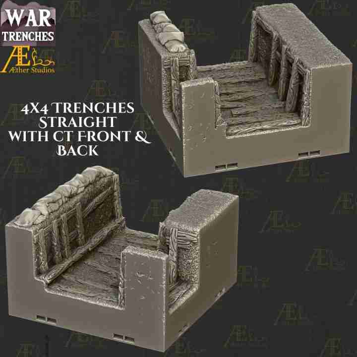 AEPWAR01 - War Trenches | 3D models download | Creality Cloud