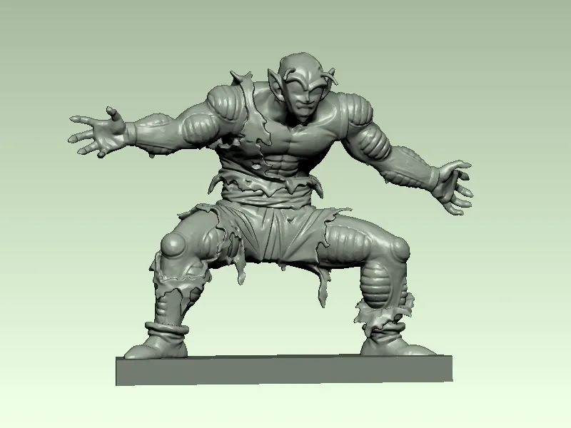 Characters & Creatures STL Download - Piccolo Dragon Ball Z model - 3D ...