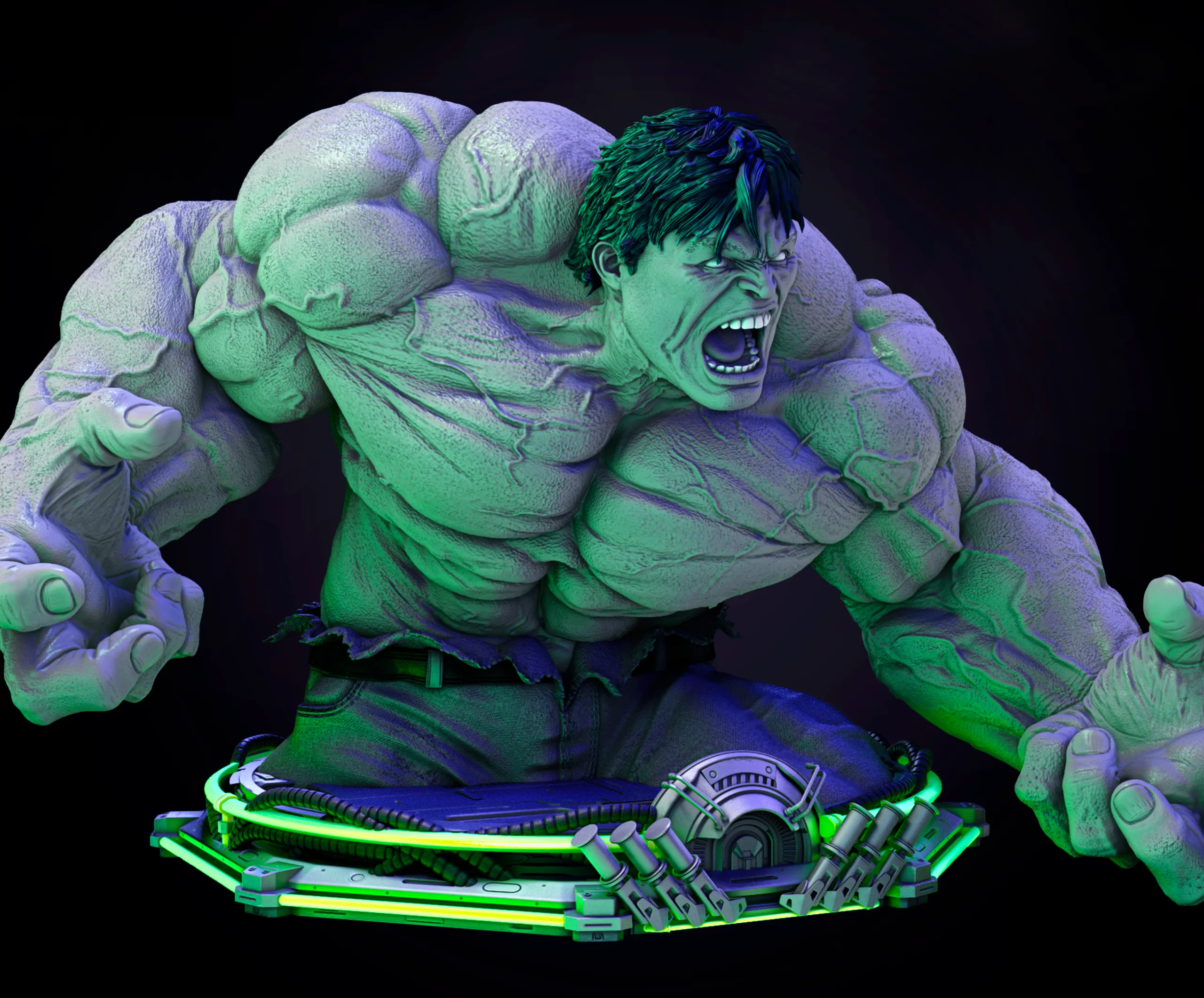 3D Printer Files | 3MF File | Hulk Bust | Creality Cloud