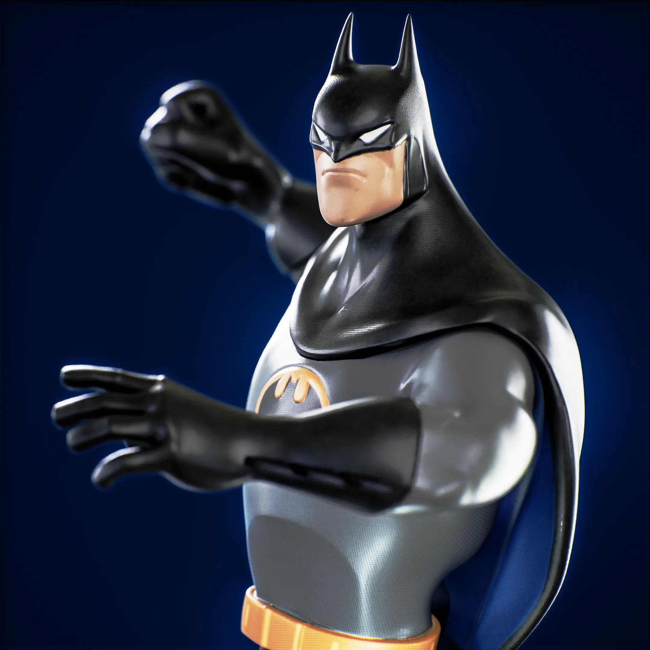 Characters & Creatures STL Download - Batman Bust 1992 from Animated ...