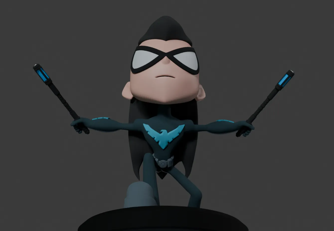 Characters & Creatures STL Download - Nightwing - TTGby 3dmpro