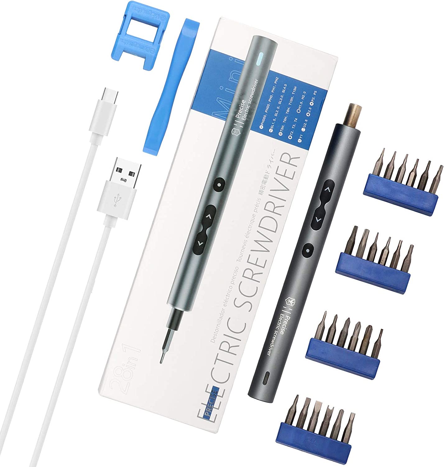 Electric screwdriver charging base with bit holder | 3D models download ...