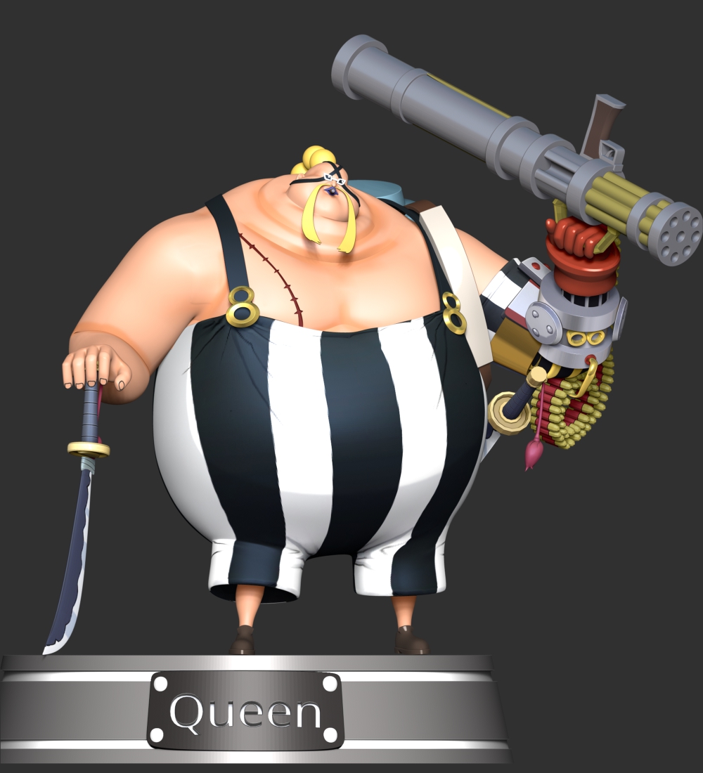 Queen - One Piece | 3D modeller indir | Creality Bulutu