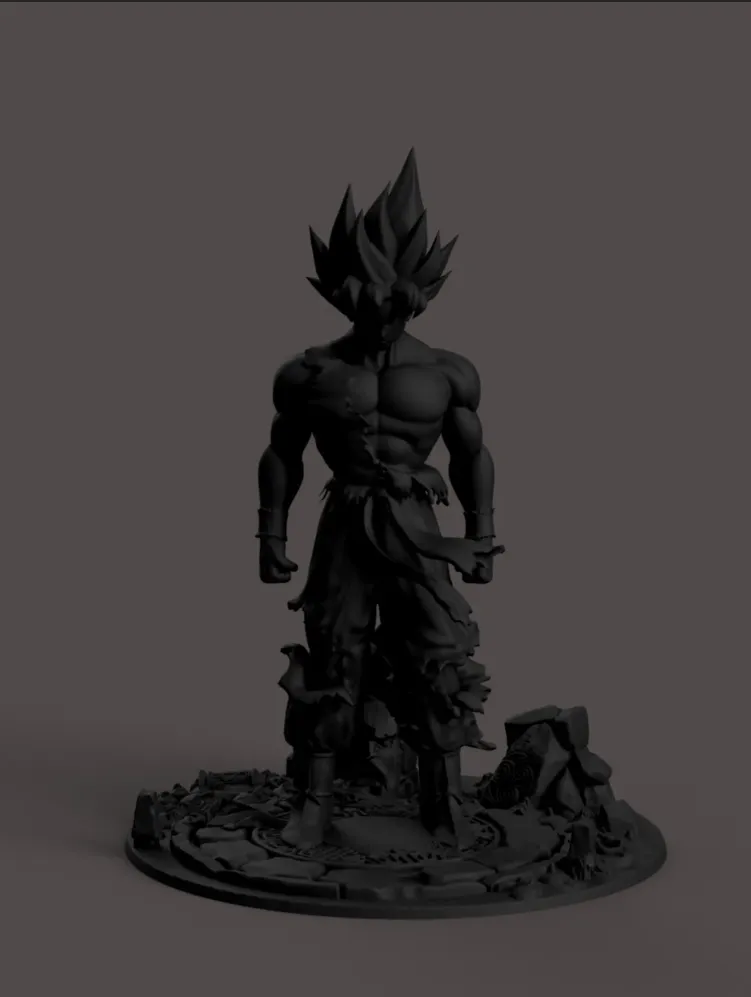 3D Printer Files | 3MF File | Dragonball Son Goku Figure 002 | Creality ...