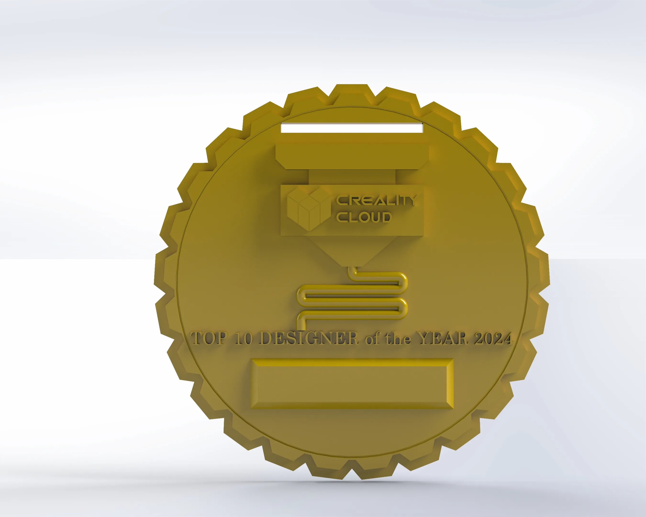 Creality Cloud Annual Designer Medal 2024 | 3D models download ...