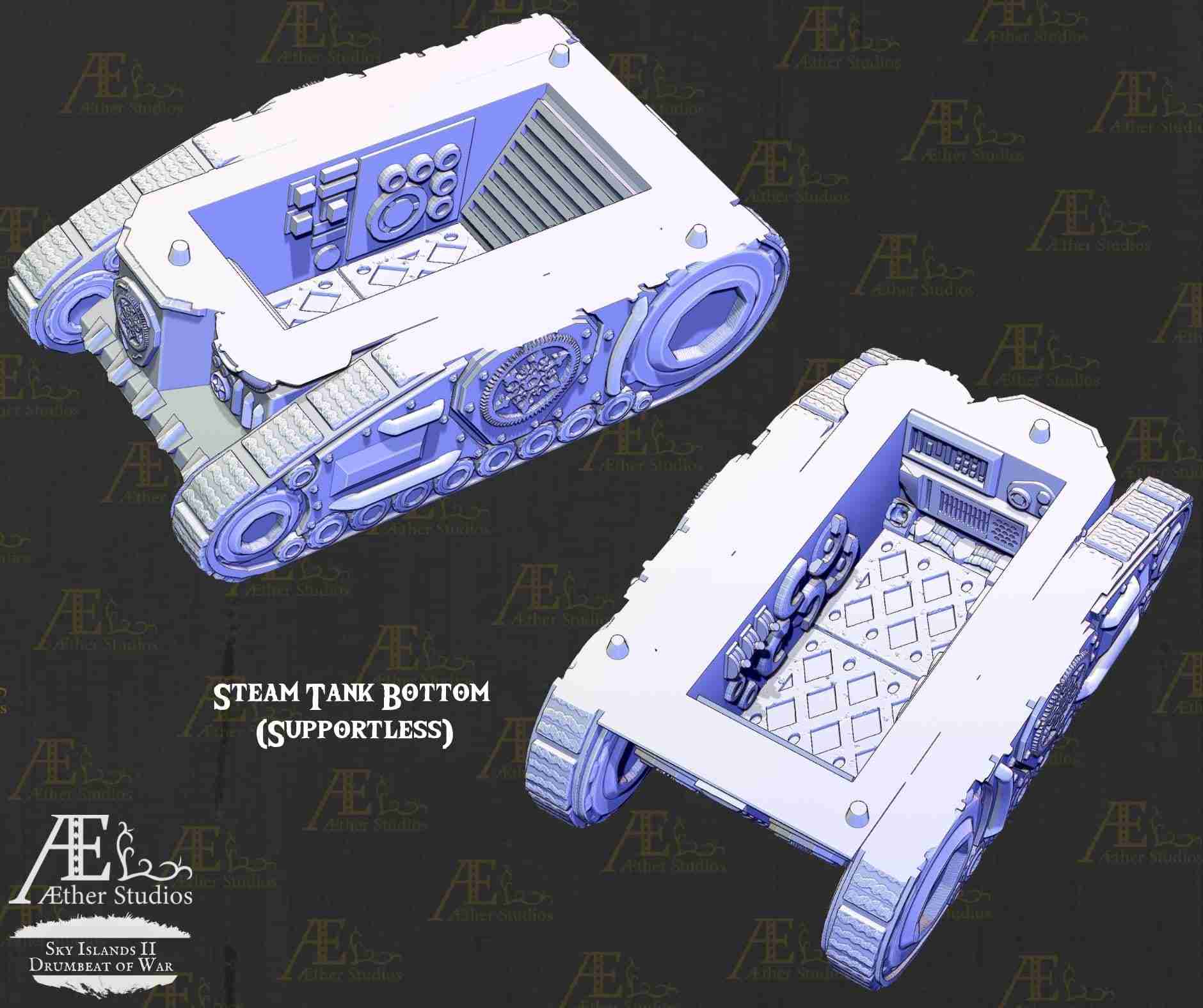 KS4PNK3 – Pankhurst Thrasos Class Steam Tank | 3D models download ...
