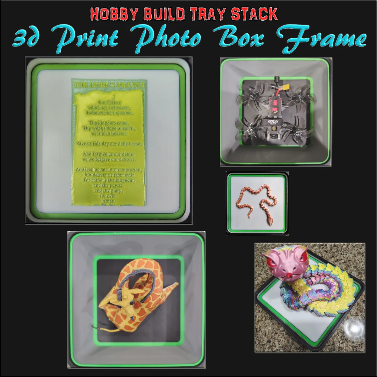 3D Printer Files | 3MF File | Hobby Build Tray Stack - Project Box | Creality Cloud