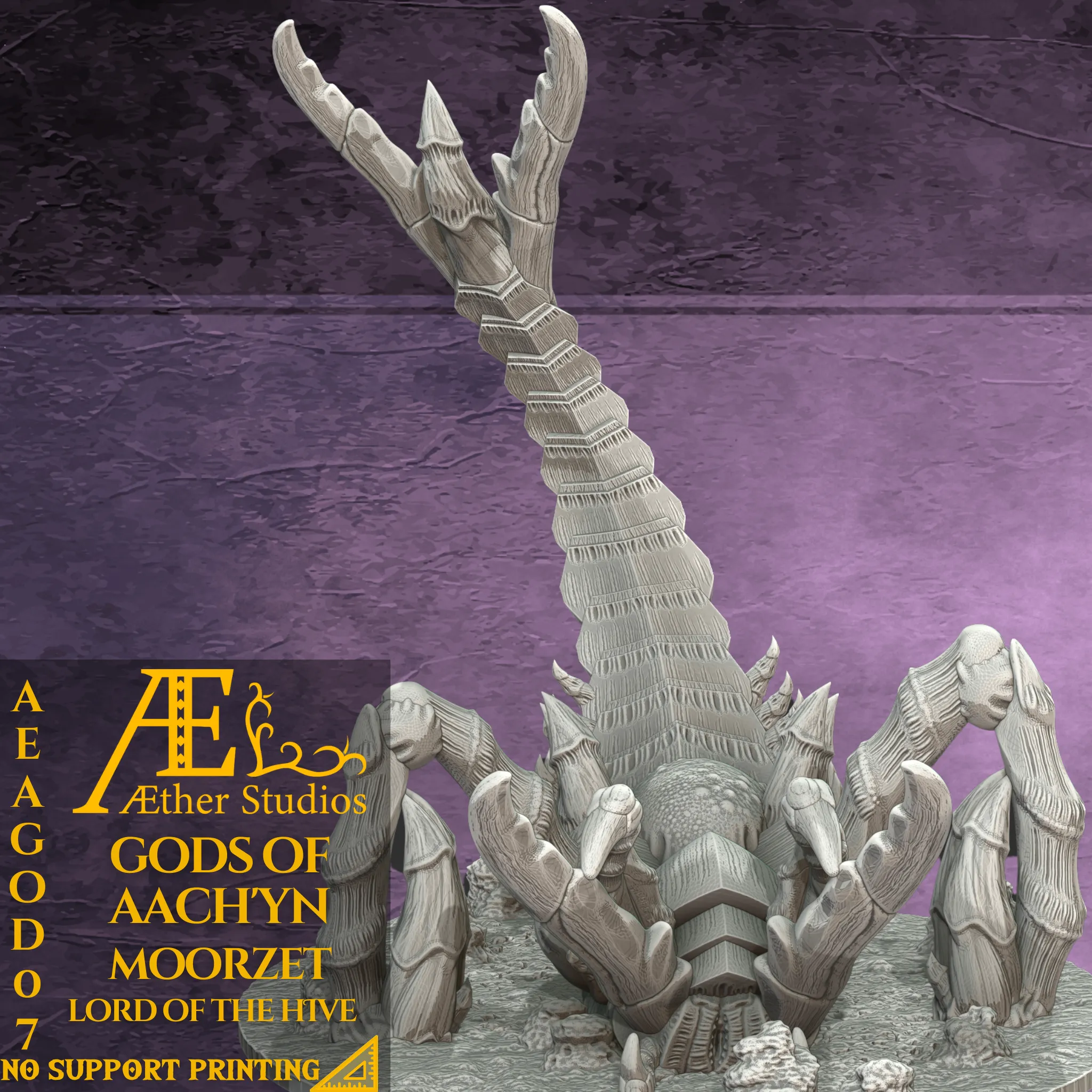 Characters & Creatures STL Download - AEAGOD07 - Moorzetby Aether Studios