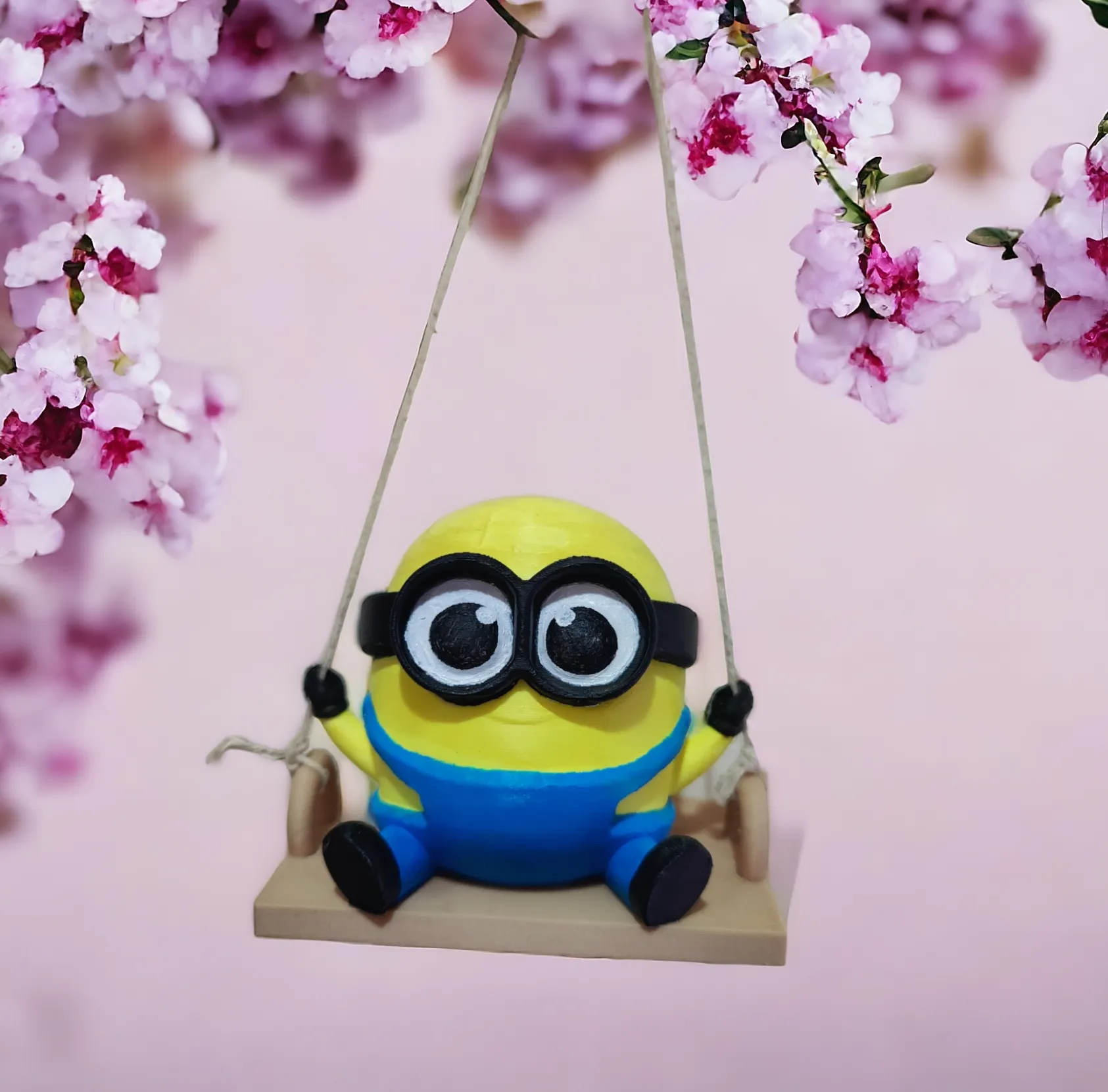 Board Games & Card Games STL Download - Minion on swing ( Support Free ...