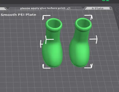 3D Printer Files | 3MF File | Big red boots | Creality Cloud
